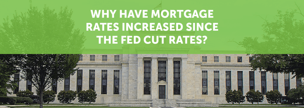 Why have mortgage rates increased since the Fed cut rates?