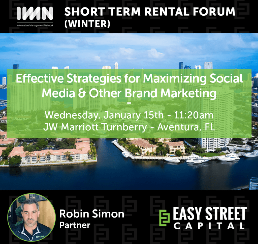 IMN STR Forum Winter 2025 | Easy Street Capital